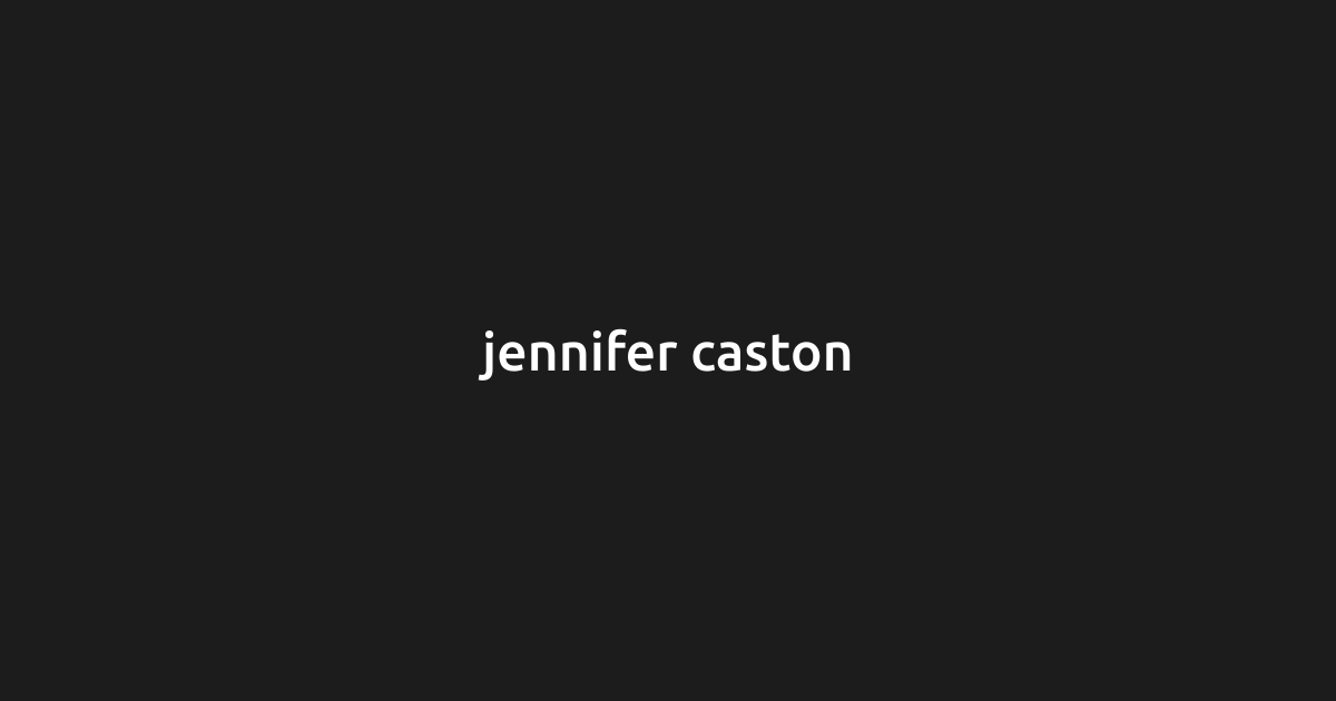Home / jennifer Caston